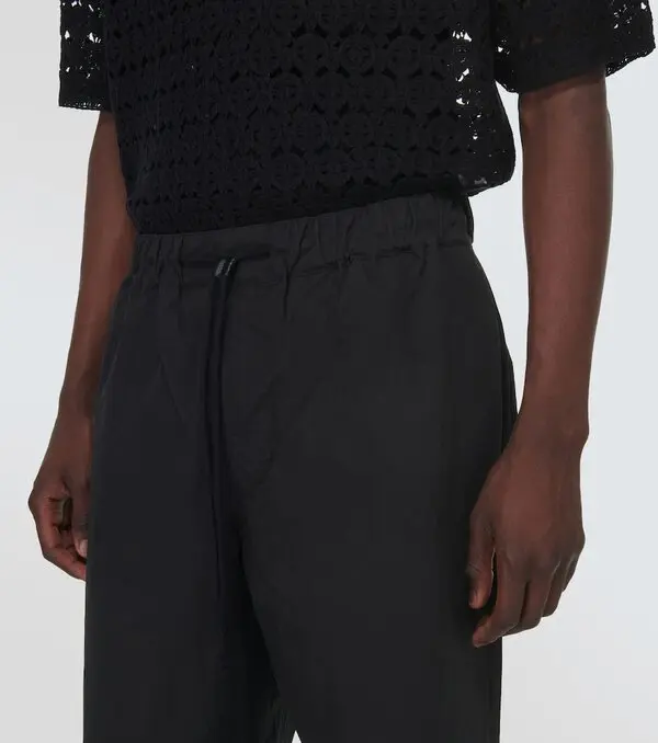 Commas Cotton-blend High-rise Pants