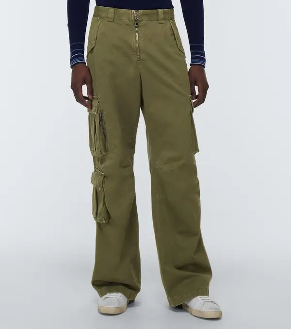 Dolce & Gabbana High-rise Cotton Cargo Pants