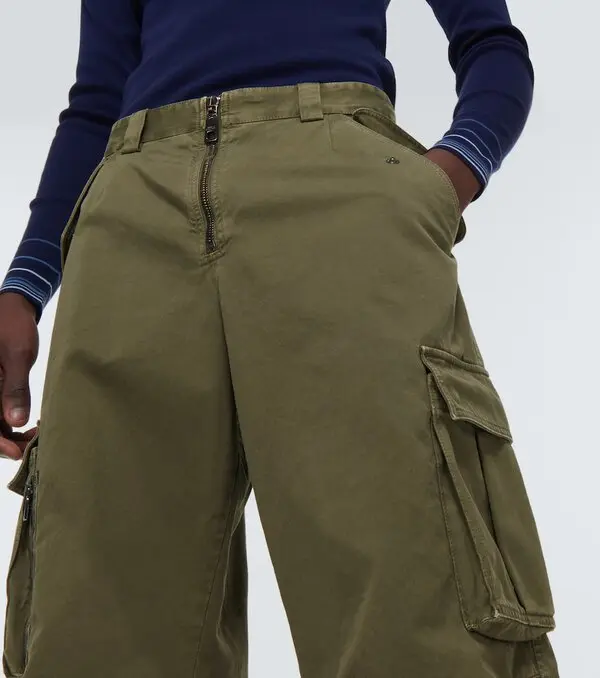 Dolce & Gabbana High-rise Cotton Cargo Pants
