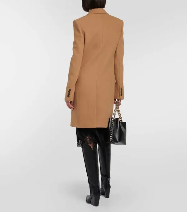 Stella McCartney Single-breasted Wool Coat