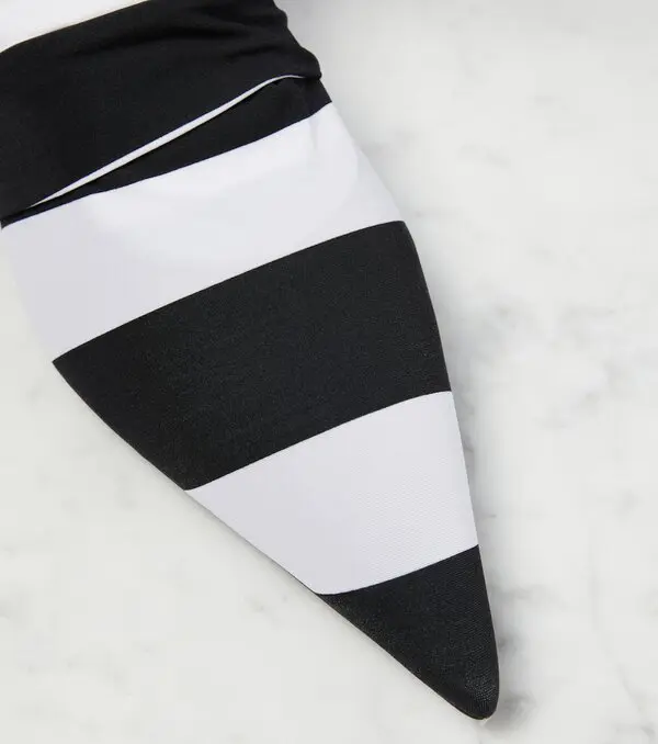 Dolce & Gabbana Portofino Striped Over-the-knee Boots