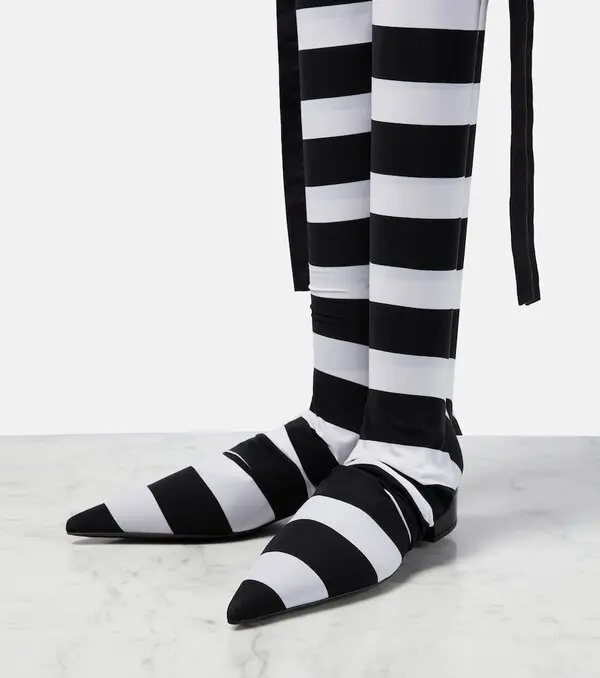 Dolce & Gabbana Portofino Striped Over-the-knee Boots