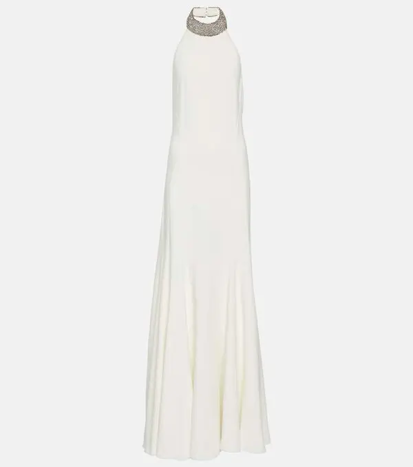 Stella McCartney Bridal Embellished Halterneck Gown