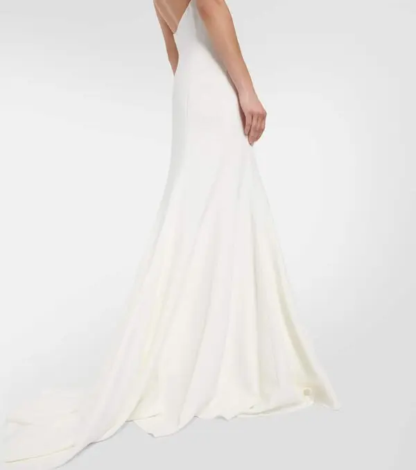 Stella Mccartney Bridal Embellished Halterneck Gown In White - 40% Off |  Editorialist