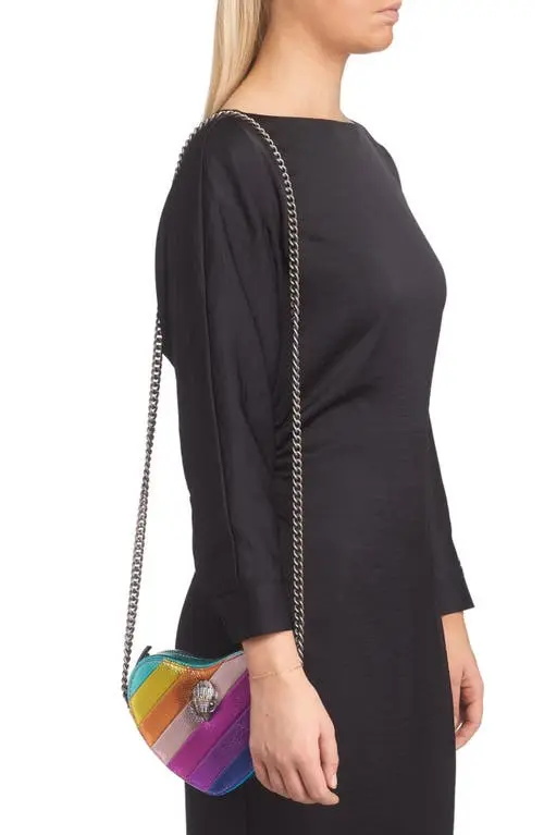 Kurt Geiger Mini Kensington Heart Crossbody Bag - Multi/ Other