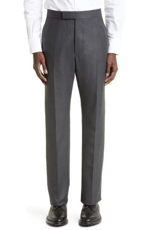 Thom Browne Classic Super 120s Wool Backstrap Trousers