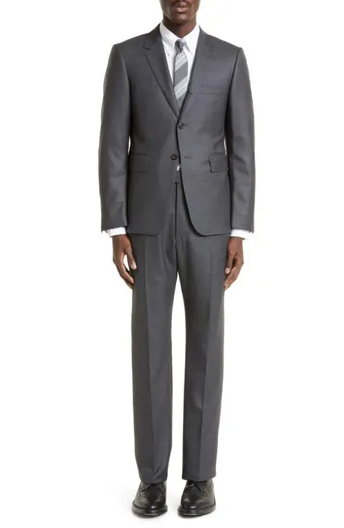 Thom Browne Classic Super 120s Wool Backstrap Trousers