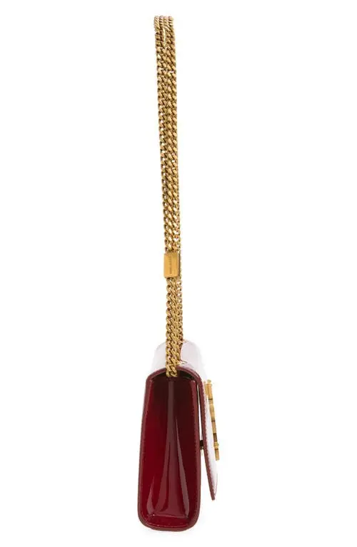Saint Laurent Small Kate Patent Leather Shoulder Bag - Grenade