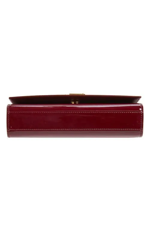 Saint Laurent Small Kate Patent Leather Shoulder Bag - Grenade