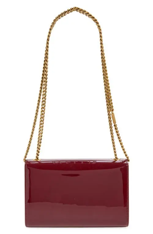 Saint Laurent Small Kate Patent Leather Shoulder Bag - Grenade