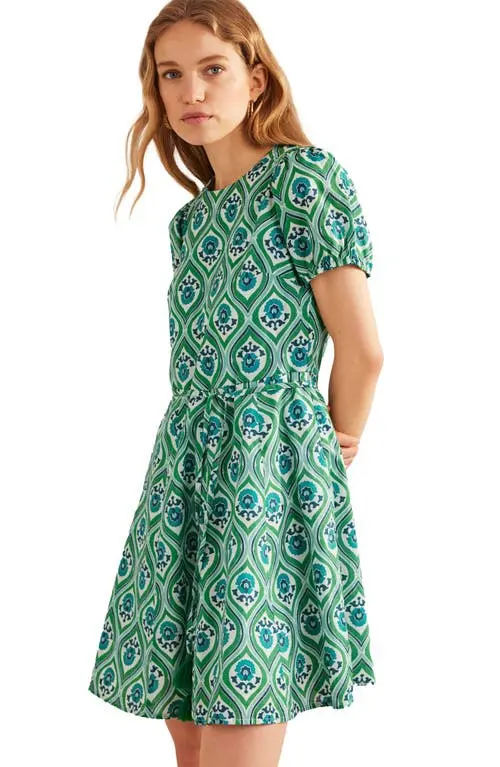Boden Geo Print Cotton Dress