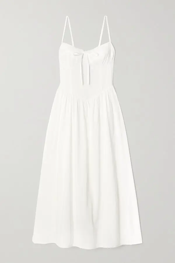 ephemera linen dress Sleeveless Linen Dress ACADIA in Natural melange main image 0