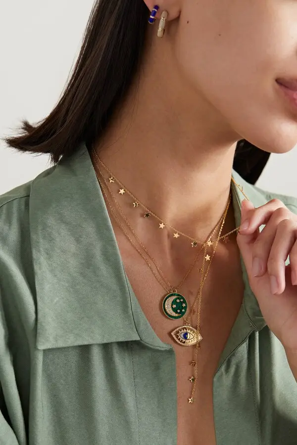 L’ATELIER NAWBAR 18-karat Lariat Necklace