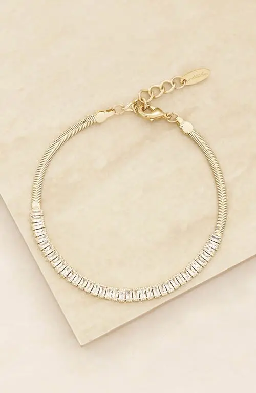 Ettika Baguette Cubic Zirconia Bracelet