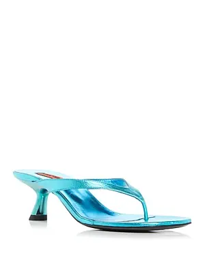 SIMONMILLER Beep Kitten Heel Thong Sandals