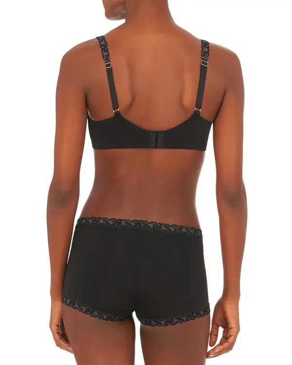 Natori Pure Luxe Wireless Contour Bra - Black