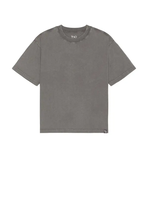 WAO The Relaxed Tee - Washed Charcoal