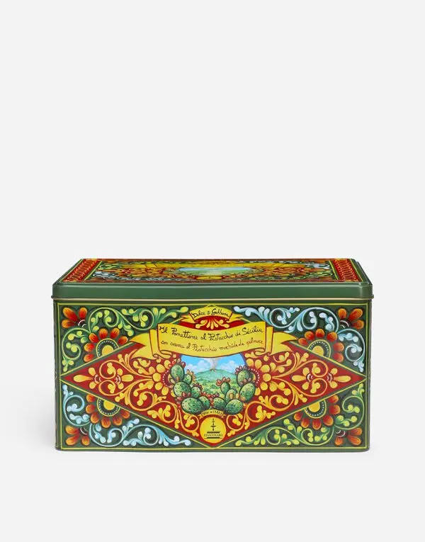 Dolce & Gabbana Sicilian Pistachio Panettone, With A Velvety Pistachio Cream - Green