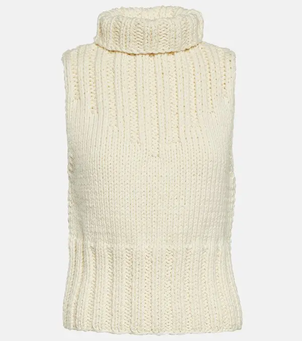 TOTEME Turtleneck Wool Top