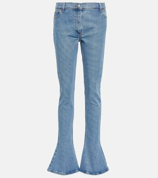 Magda Butrym Slim-fit Flared Jeans - Blue