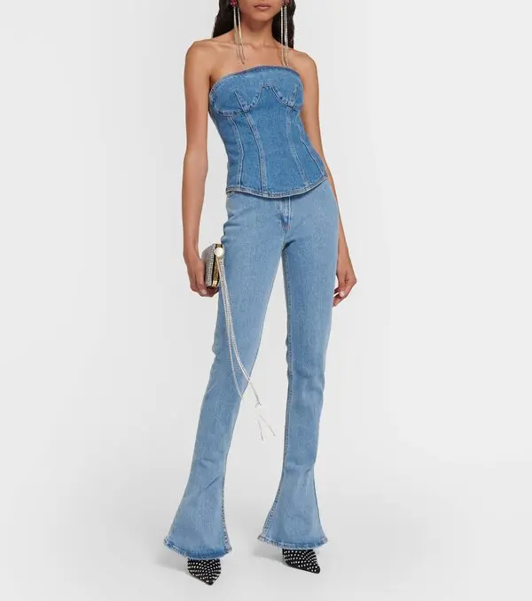 Magda Butrym Slim-fit Flared Jeans - Blue