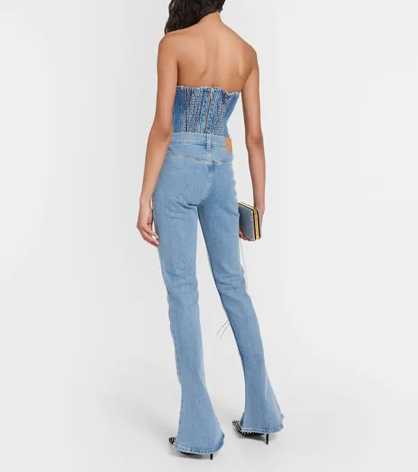 Magda Butrym Slim-fit Flared Jeans - Blue
