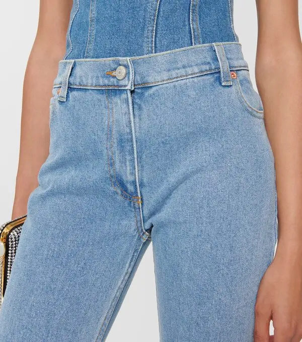 Magda Butrym Slim-fit Flared Jeans - Blue