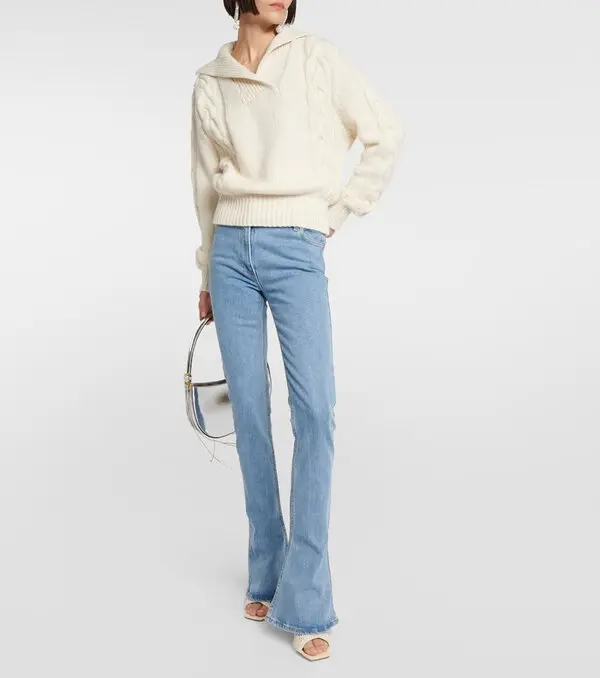 Magda Butrym Slim-fit Flared Jeans - Blue