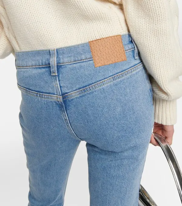 Magda Butrym Slim-fit Flared Jeans - Blue