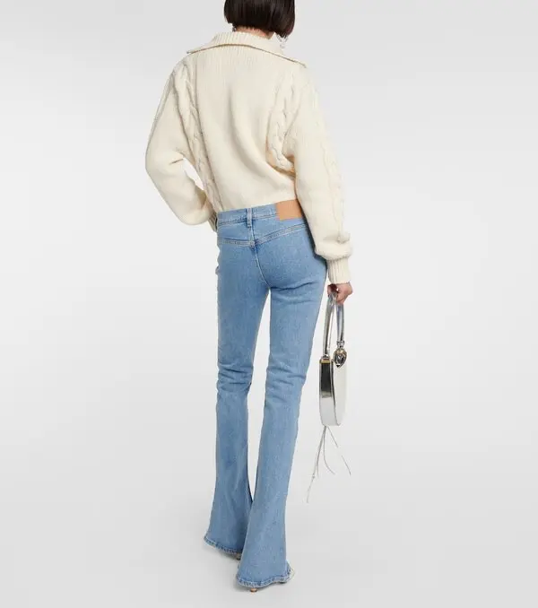 Magda Butrym Slim-fit Flared Jeans - Blue
