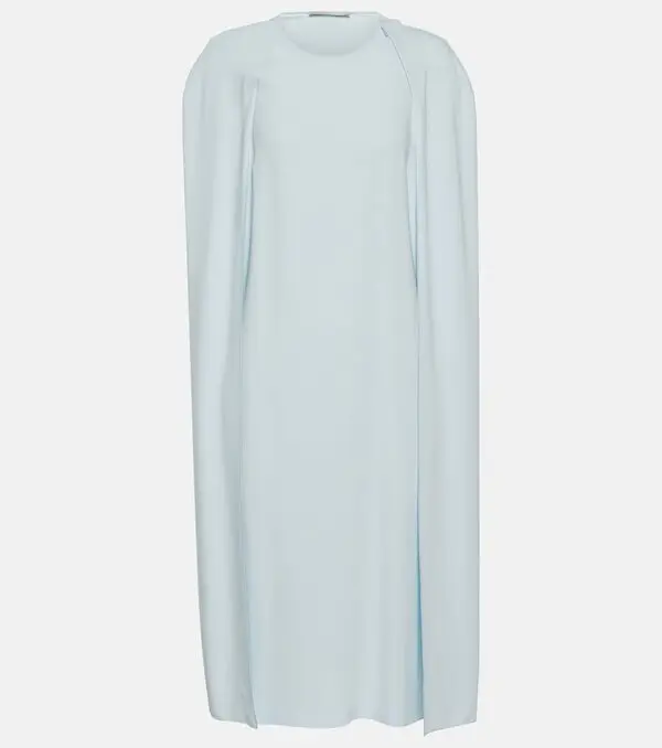 Stella McCartney Cape Midi Dress - Blue