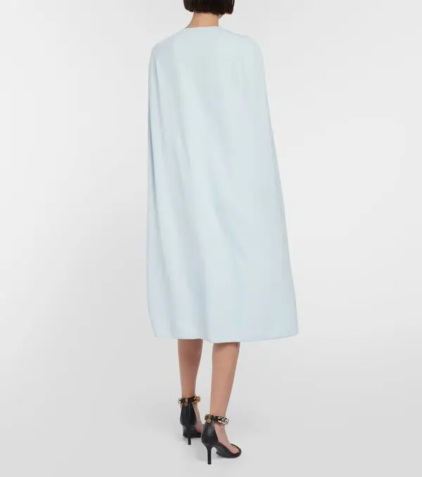 Stella McCartney Cape Midi Dress - Blue