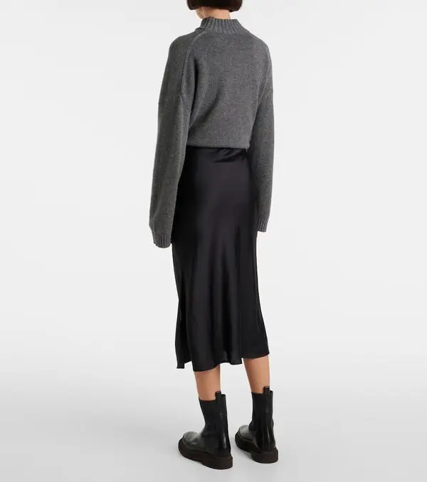 Brunello Cucinelli Midi Skirt - Black