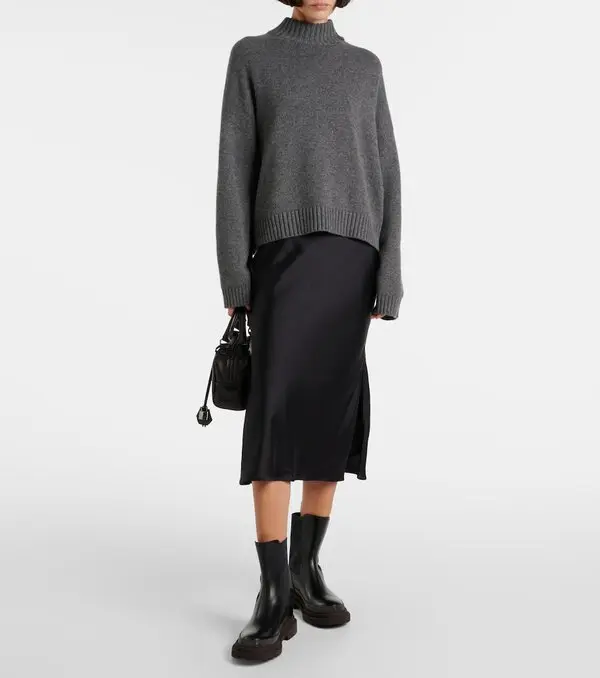 Brunello Cucinelli Midi Skirt - Black