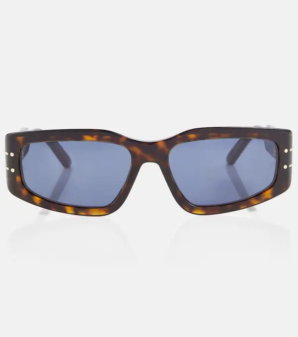 Dior Diorsignature S9u Rectangular Sunglasses - Blue
