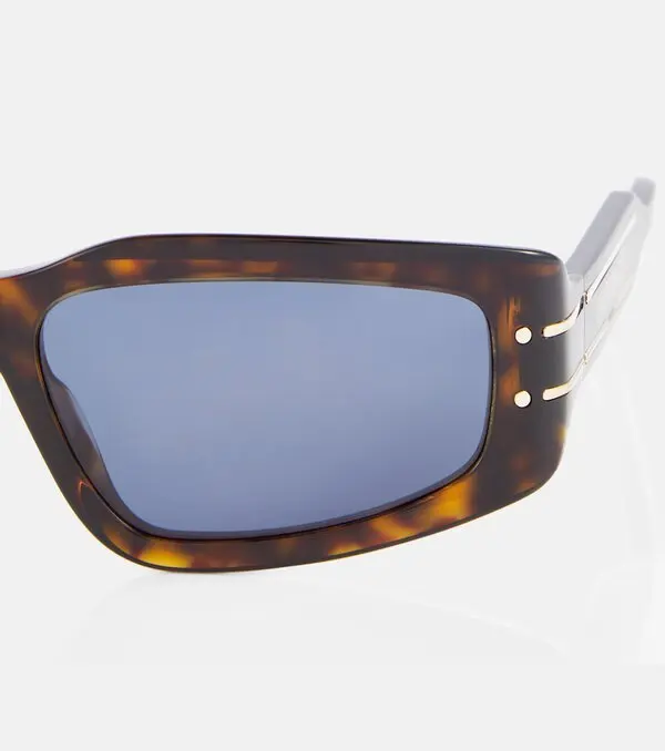 Dior Diorsignature S9u Rectangular Sunglasses - Blue