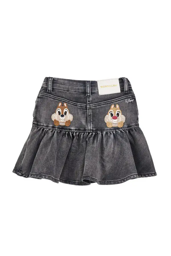 Monnalisa Chip N Dale Denim Skirt