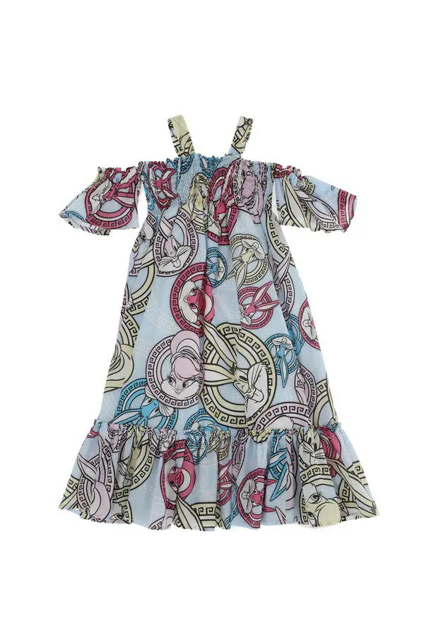strapless open back dress Looney Tunes Womens' Characters Bugs Bunny Nightgown Sleep Pajama Dres –  PJammy main image 0