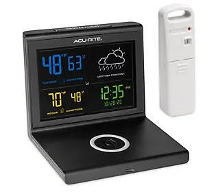 ACURITE Digital Weather Station W/ Wireless Charging &alarm - One-color