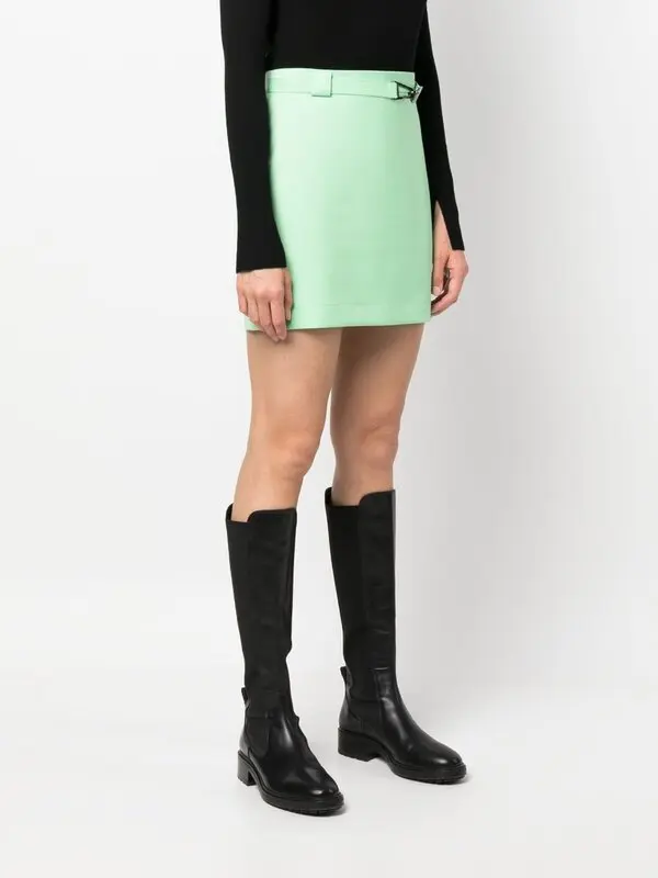 Patrizia Pepe Belted Mini Skirt