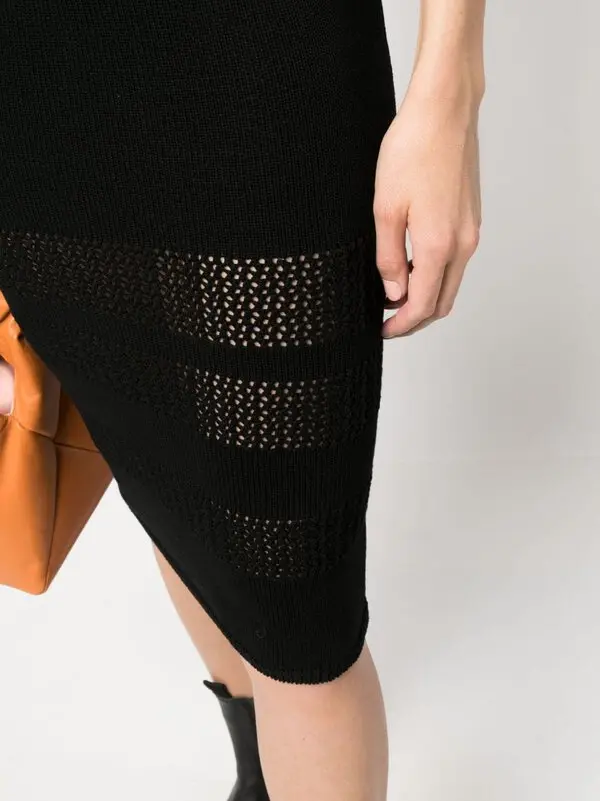 Patrizia Pepe Mesh Pencil Skirt