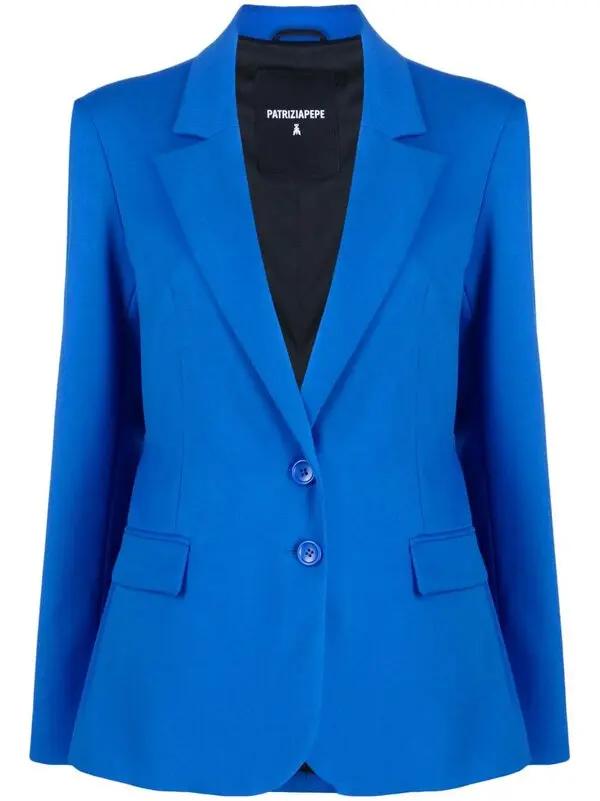 Patrizia Pepe Two-button Blazer - Blue
