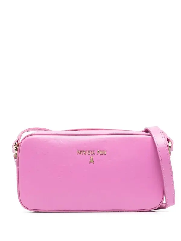 Patrizia Pepe Leather Crossbody Bag - Pink
