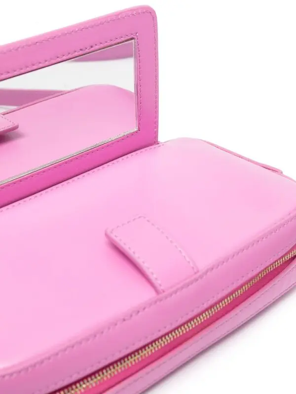 Patrizia Pepe Leather Crossbody Bag - Pink