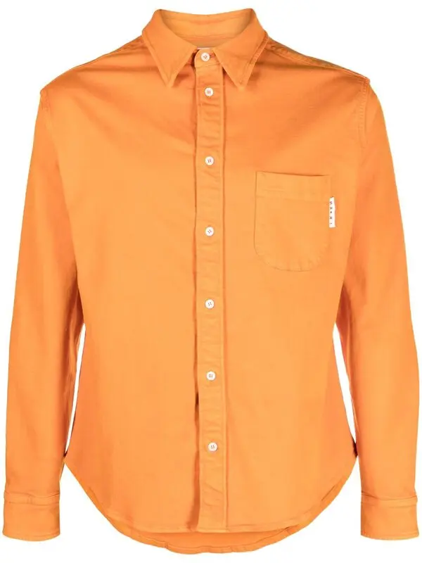 Marni Long-sleeved Cotton Shirt