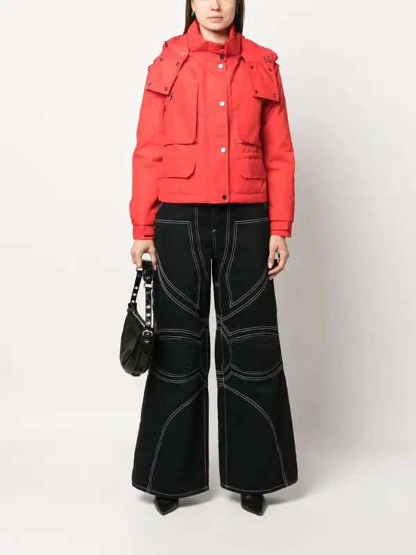 Patrizia Pepe Stand-up Collar Puffer Jacket
