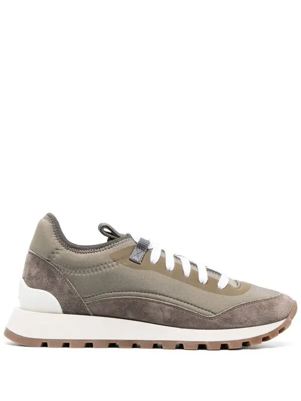 Brunello Cucinelli Panelled Low-top Sneakers