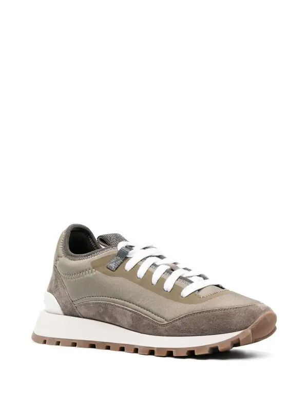 Brunello Cucinelli Panelled Low-top Sneakers