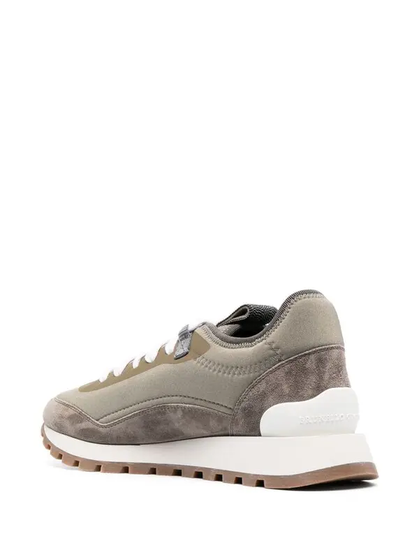 Brunello Cucinelli Panelled Low-top Sneakers