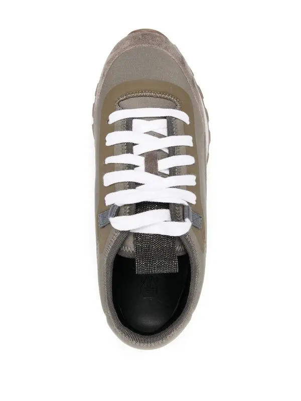 Brunello Cucinelli Panelled Low-top Sneakers